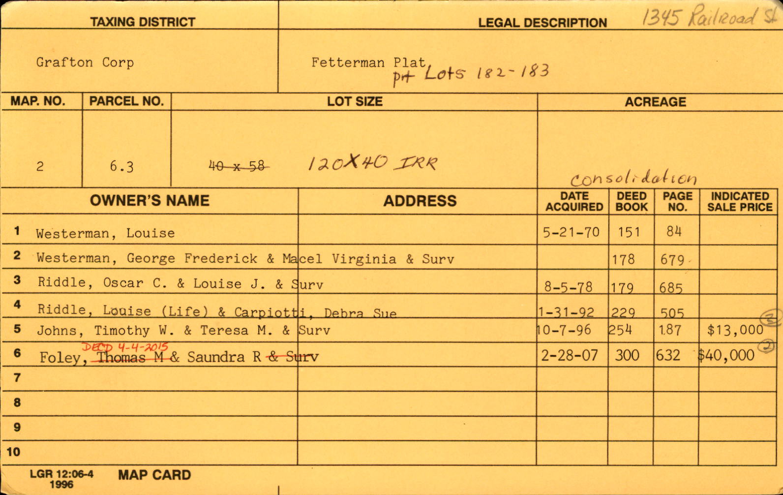 Map Card Viewer - Taylor County Assessor